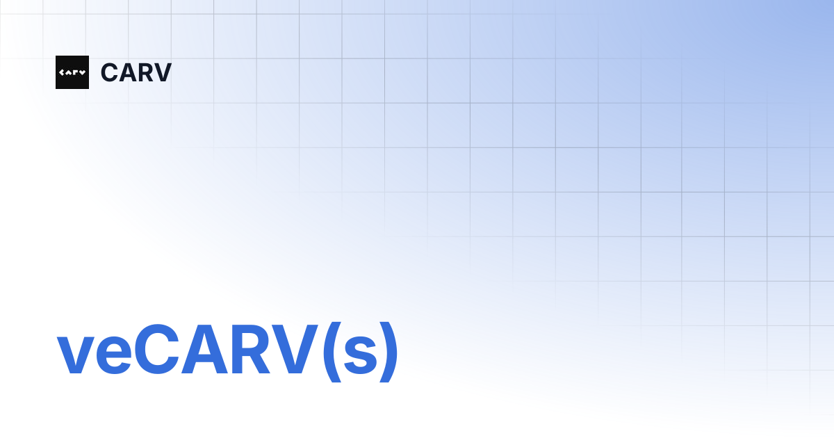 veCARV(s) | CARV
