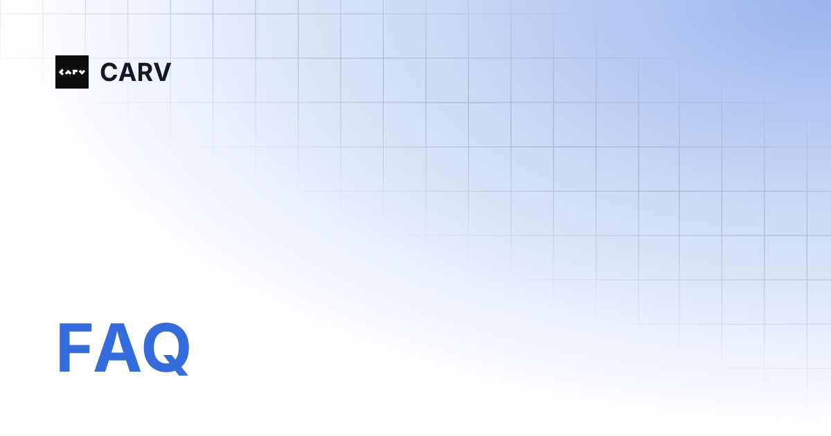 FAQ | CARV