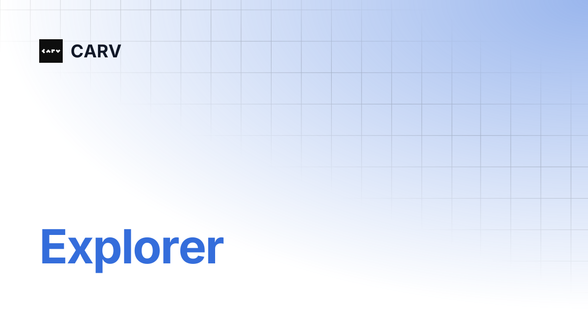Explorer | CARV